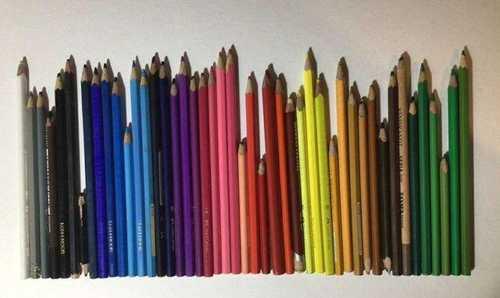 Цветные карандаши,пенал. Прочая канцелярия
