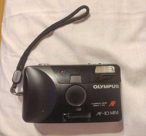 Плёночный фотоаппарат olimpus AF-10 mini