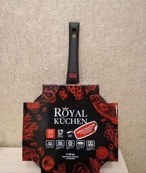 Сковорода глубокая "Royal Kuchen", новая, 28 см