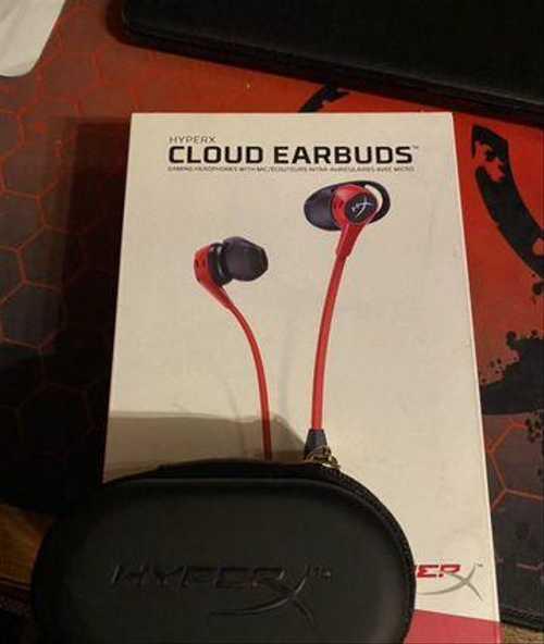 Игровые наушники hyperx cloud earbuds
