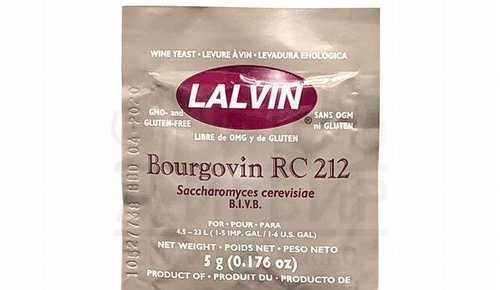 Дрожжи винные lalvin Bourgovin RC212