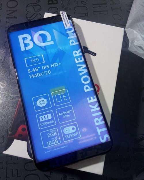 Новый смартфон BQ 5535l strike Power Plus