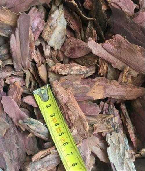 Мульча кора сибирской лиственницы фракция 3-6 см