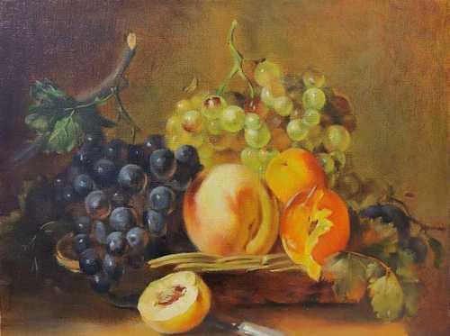 Картина "Натюрморт с фруктами"