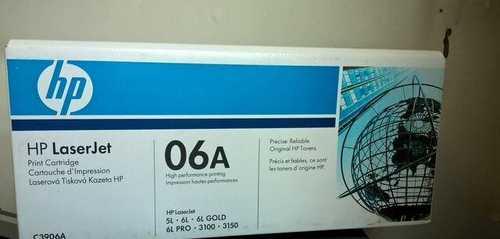 Чёрные картриджи HP LaserJet 06a (C3906a)