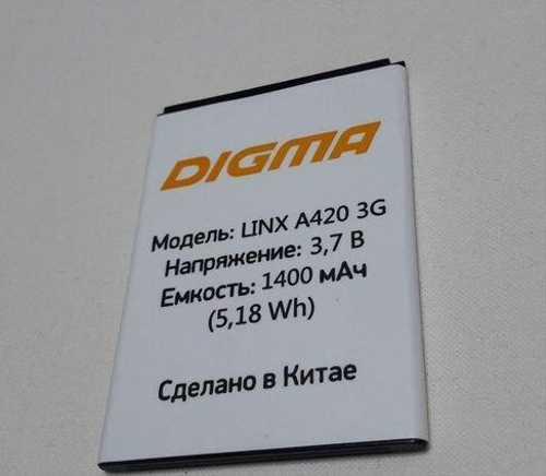Новый аккумулятор для Digma VOX A10 3G