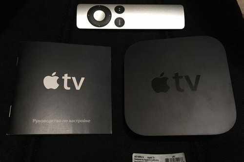 Apple TV 3 поколения, с полным комплектом