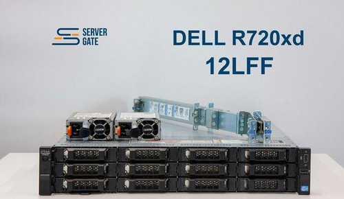 Сервер Dell R720xd 12LFF 2x E5-2637v2 16GB