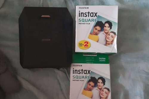 Принтер instax share sp-3 картриджи instax square