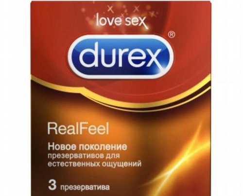 Презервативы durex realfeel 3шт