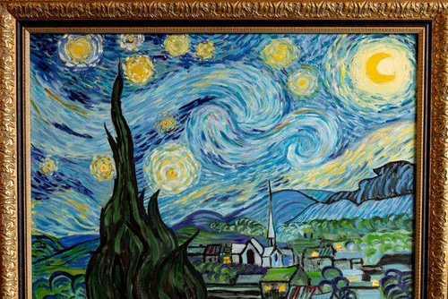 Копия картины "Звездная ночь" Ван Гог