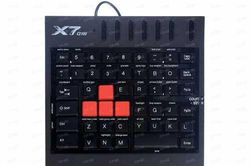 Игровая клавиатура(панель) A4Tech X7-G100