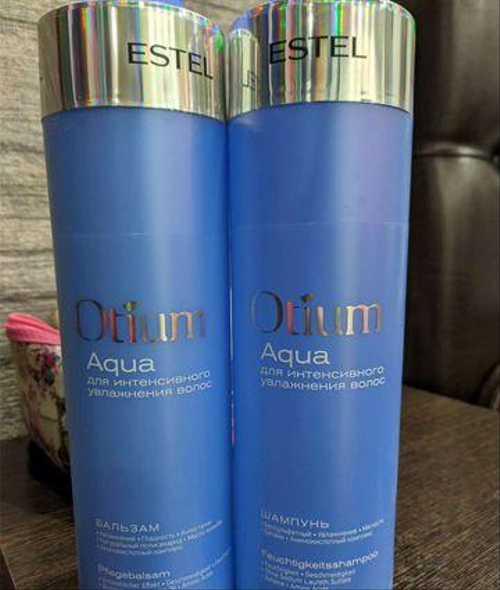 Шампунь и бальзам estel otium agua