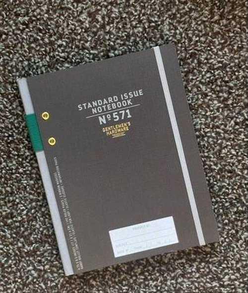 Ежедневник Black Standard Issue Notebook No. 571