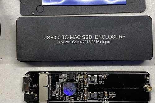 Оригинальный Apple SSD 512GB + адаптер USB3.0