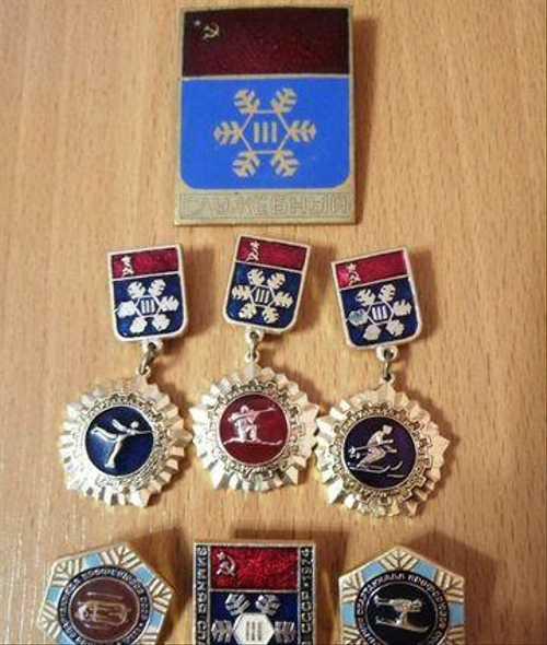 Значки спартакиада СССР