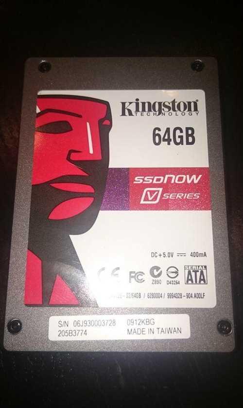 Ssd kingston 64 gb