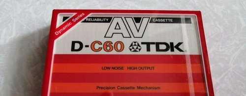 Аудиокассеты Tdk AV-D C60,D90 1982 USA