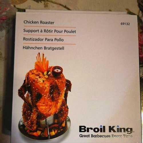 Ростер для курицы с термометром Broil King