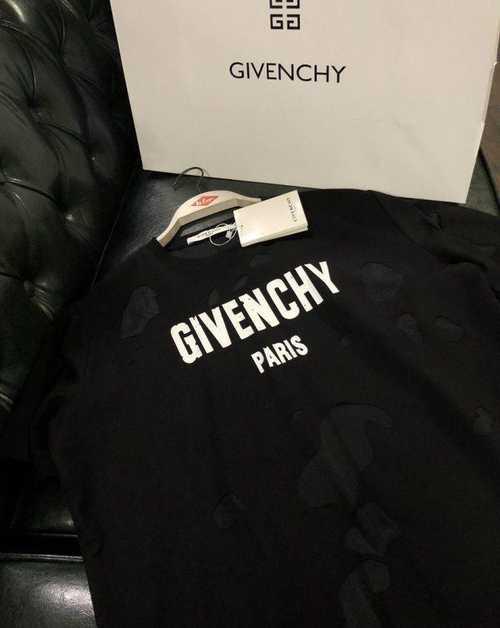 Футболки Givency distressed