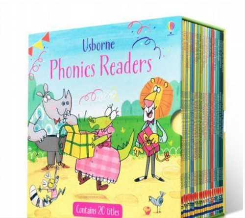 Usborne Phonics Readers 20 книг Новый набор+ CD