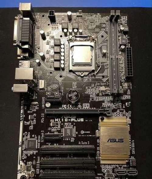 Intel core i5 6600k + Asus H110-plus + 8g опер
