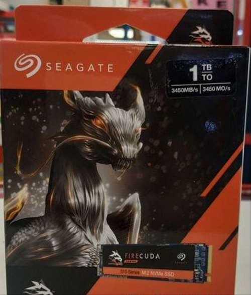 SSD диск M.2 PCI-E Seagate FireCuda 1Tb Новый