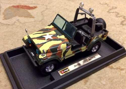 Jeep CJ-7 Army Bburago 1/24