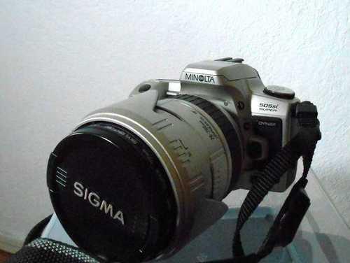 Фотоаппарат Minolta dynax 505si,sigma japan 28-200