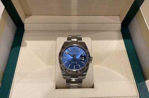 Часы Rolex Datejust 126334 Blue dial 41 мм Новые