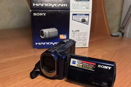 Видеокамера Sony handycam DCR-SX40E pal