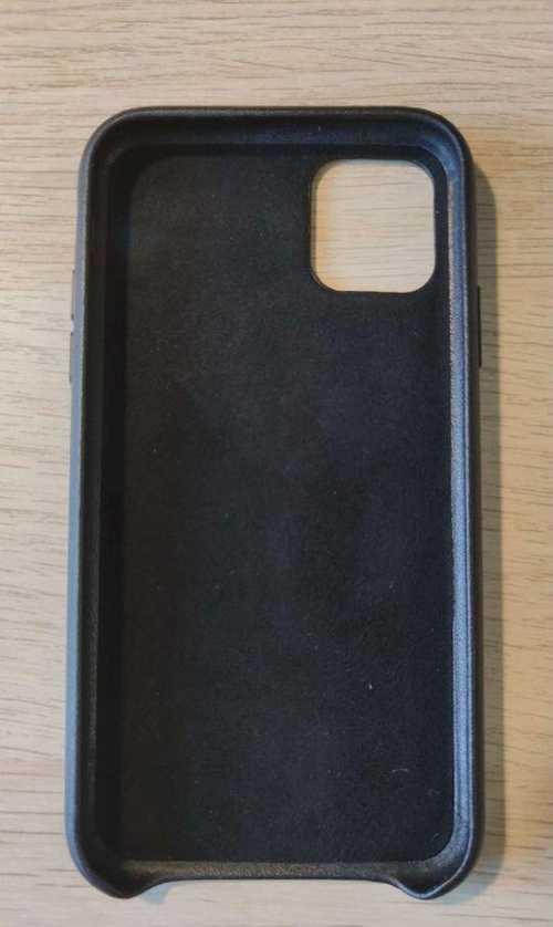 Кожаный чехол iPhone 11 и 3d стекло