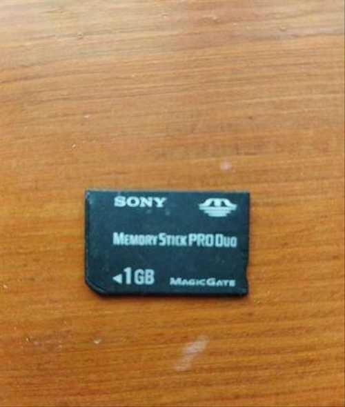 Карта памяти 1Gb Sony Memory Stick Pro