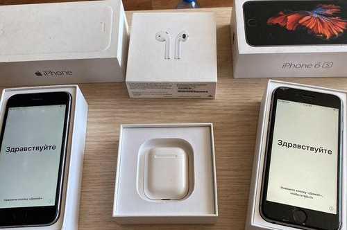 Телефон iPhone 6/6s/AirPods2