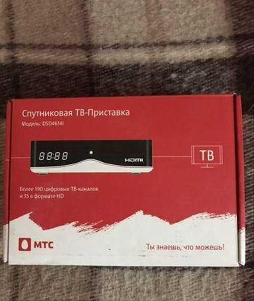 Спутниковая TV приставка MTS DSD4614i