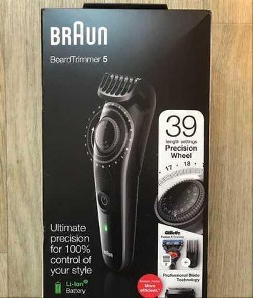 Триммер для бороды Braun BT5242 новый 3 год гарант