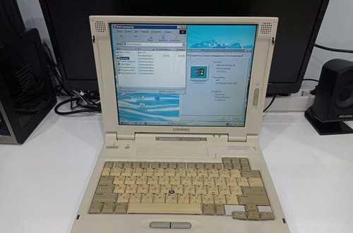 Ретро ноутбук Compaq LTE 5300 на Windows 98