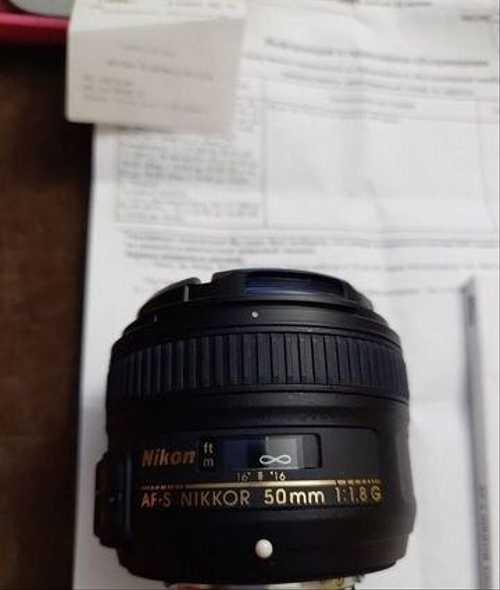 Продаю Объектив Nikon AF-S 50mm F 1.8G Nikkor