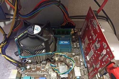 Комплект Asus G41 (на DDR3) + Q6600 4 ядра s775
