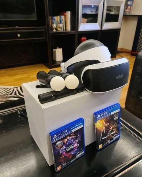 Sony PlayStation VR +2 Move Motion Controller +Cam