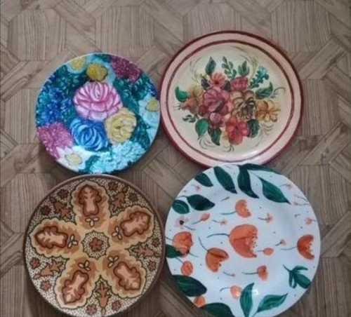 Росписные декоративные тарелки