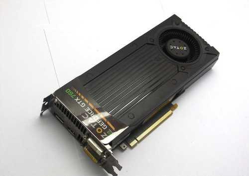 Видеокарта 2Gb GeForce 760 GTX (zotac GTX760 2GB