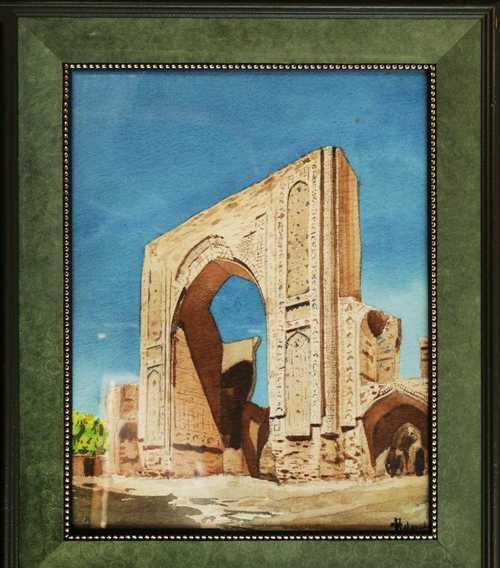 "Самарканд» акв/б. 20х30см., 1930г. Неронов