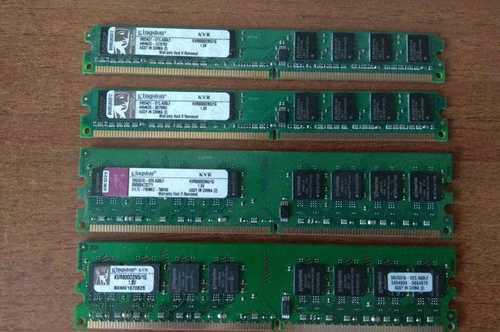 Оперативная память ddr2 2х1Gb 800 (6400)