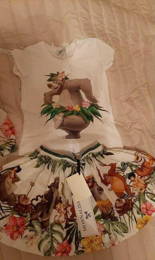 Новая юбка Monnalisa из коллекции "Джунгли"