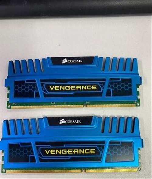 Память бу KIT DDR3 8 GB Corsair Vengeance 1600