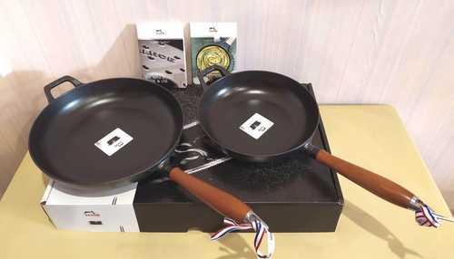 Сковороды чугунные Staub Франция 24, 28 см