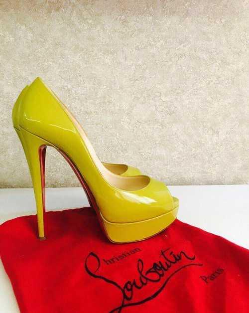 Туфли christian louboutin lady peep