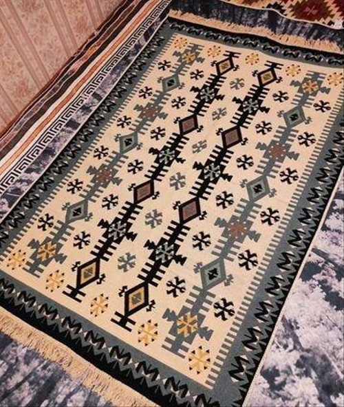 Ковры новые двусторонние тканные килимы этно