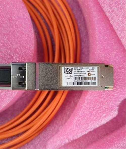 Cisco qsfp-H40G-AOC5M кабель оптический